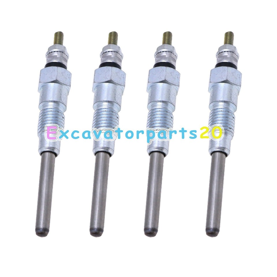 4 pcs Glow Plug For Kubota V2203 V2003 V2403 V1903 Non-Direct Injection ...