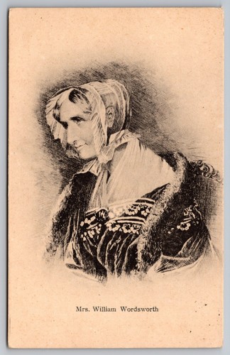 Postcard: Mrs. William Wordsworth, Mary Wordsworth, Margaret Gillies ...