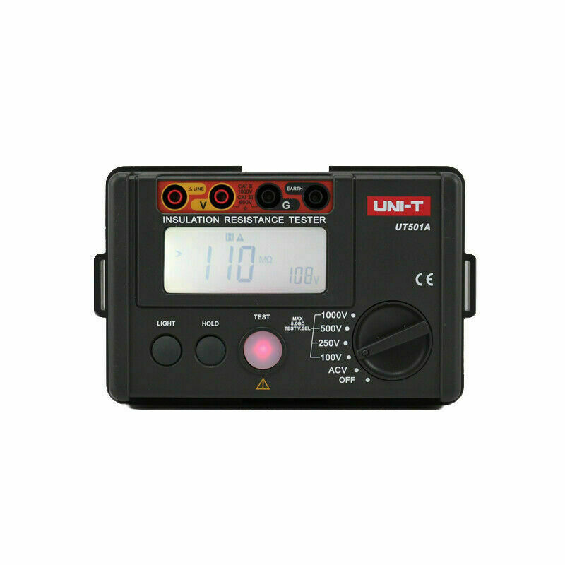 UT501/502A 511-513 5000V Insulation Resistance Meter Ground Tester ...