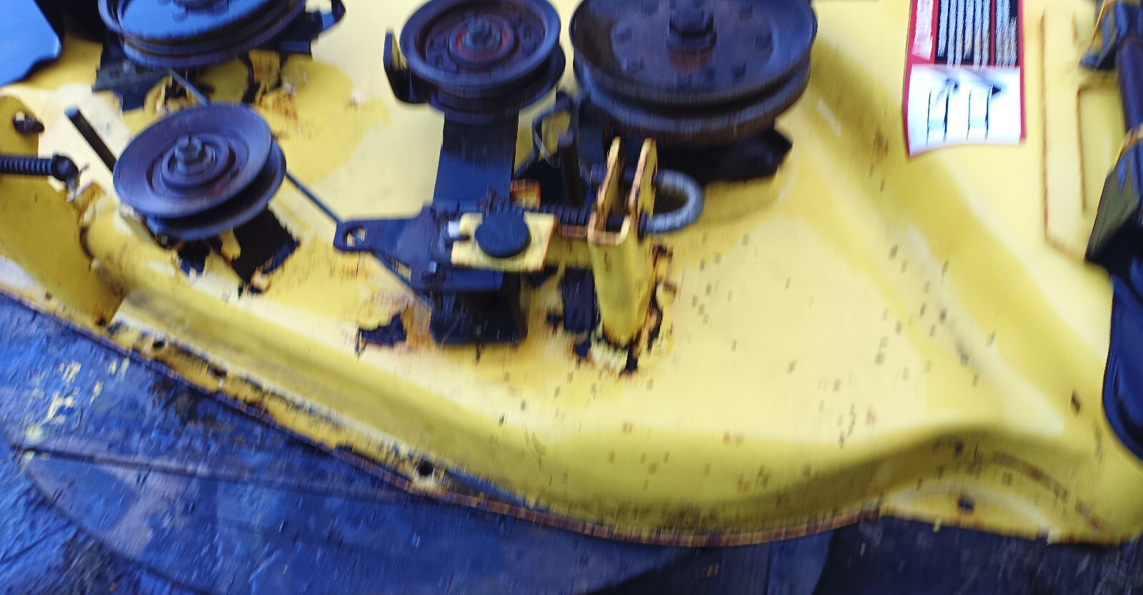 JOHN DEERE LT150 38" Mower Deck FOR PARTS OR REPAIR, PICKUP ONLY ...