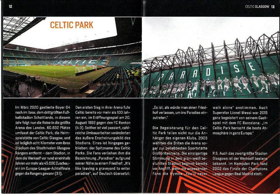 30.9.21 Celtic Glasgow - Bayer Leverkusen Scotland Germany VIP Media ...