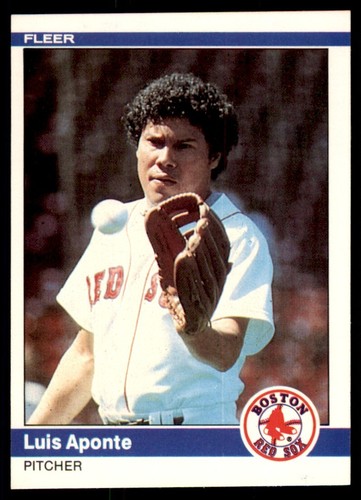 1984 FLEER LUIS APONTE . BOSTON RED SOX #389 | eBay