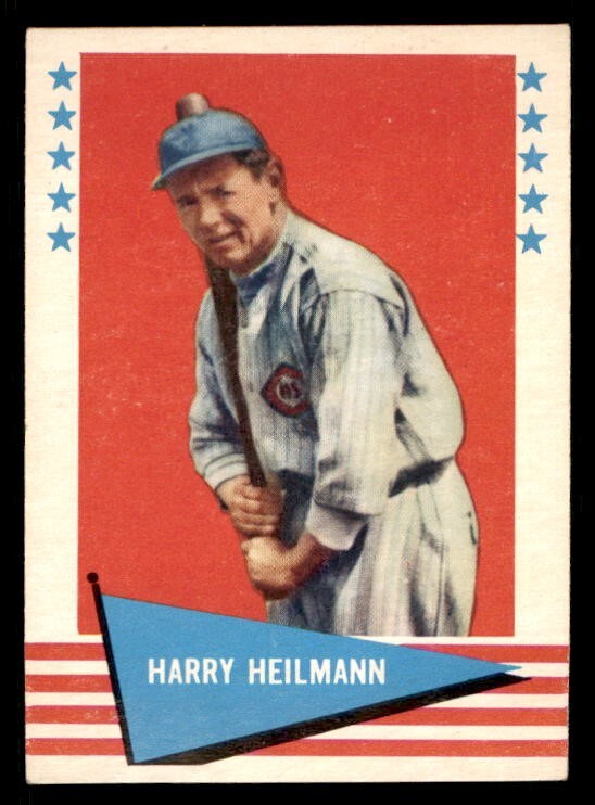1961 Fleer Baseball Greats Baseball #42 Harry Heilmann EX/MT | eBay