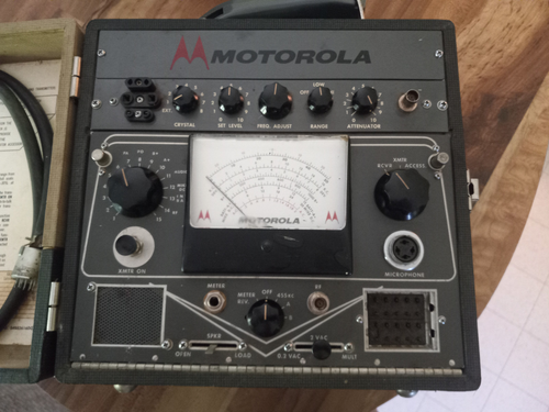 Vintage Motorola Portable Test Set Model S-1057A-Untested | eBay