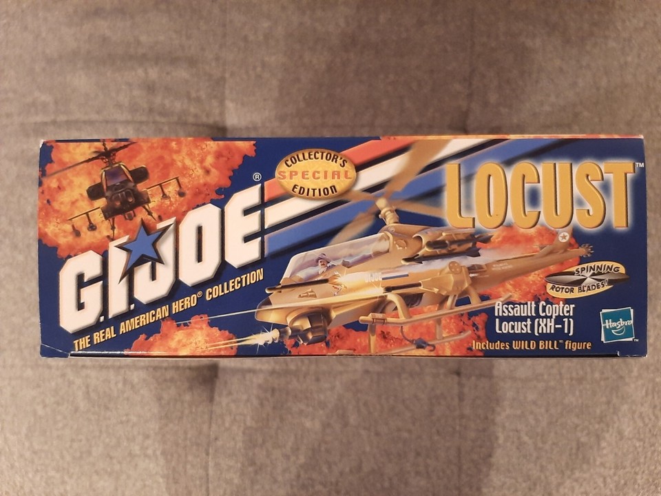 2000 G.I. Joe TRAH Collection Locust Assault Copter v1, Wild Bill v4 ...