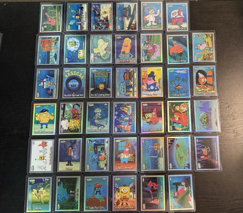 2025 Topps Chrome SpongeBob Refractor Lot - 40 Cards | eBay