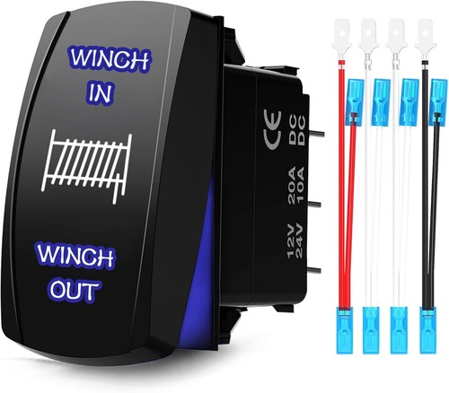 Xislet 7-Pin Winch Rocker Switch Replacement for Polaris UTV ATV RZR ...