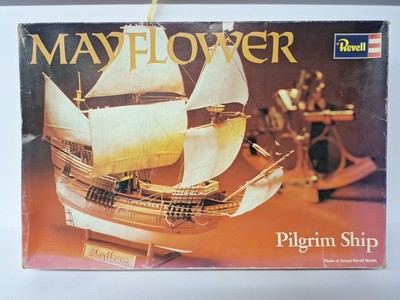 Vintage 1972 Revell Mayflower Pilgram Ship Boat Model Kit H-323 | eBay