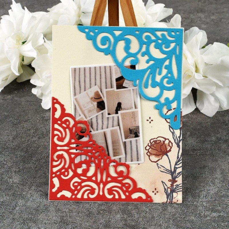 Triangular Shape Die Cut Stencils Scrapbooking Embossing Tool for Card ...