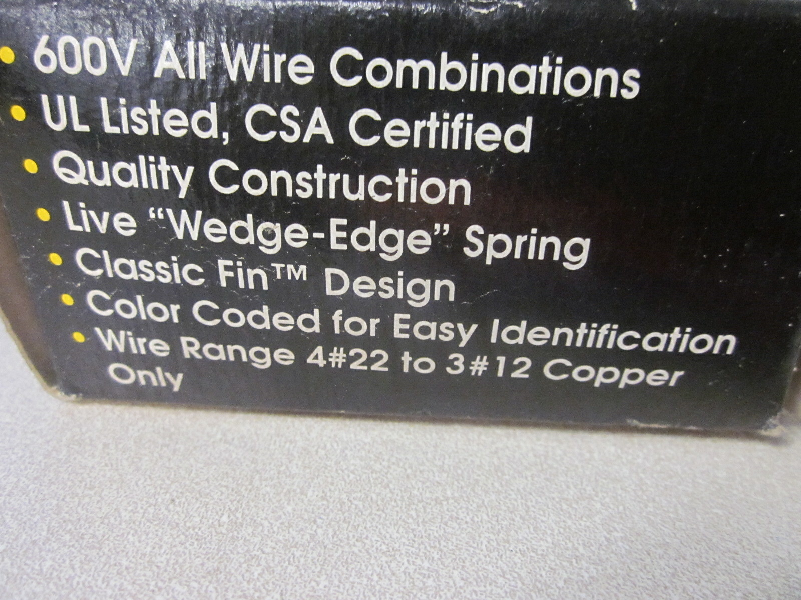 NOS Buchanan Industries B1-1 Yellow B-Cap Wire Connector B1-1Qty 68 | eBay