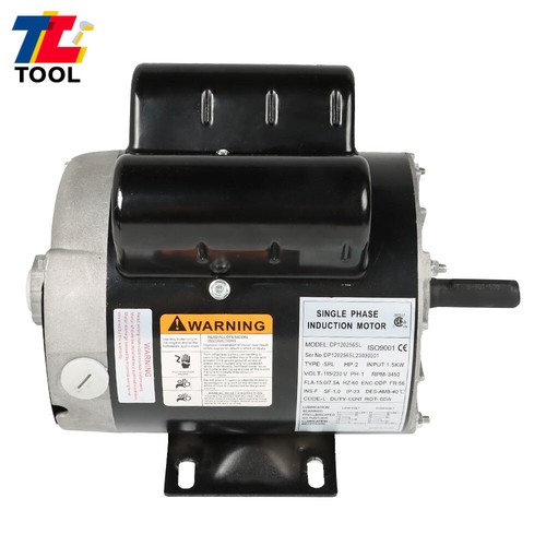 Compressor Duty 2 HP SPL 115/230V Single Phase Electric Motor 3450 RPM ...