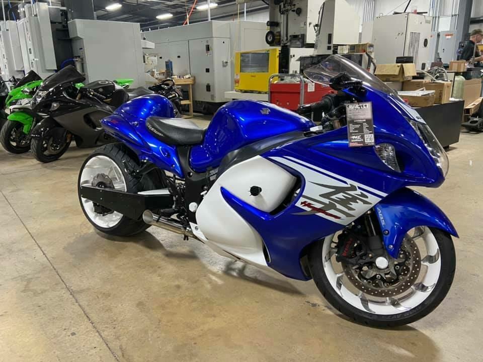 1999-2019 Suzuki Hayabusa Hayabusa 330 OSD Fat Tire Kit White Tornado ...