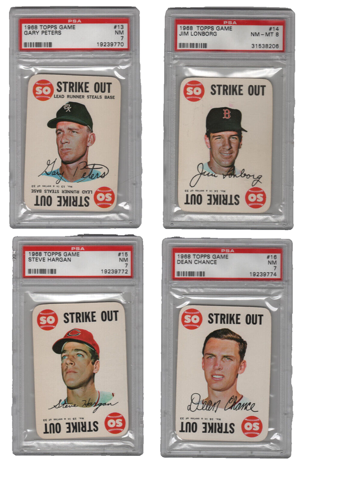 1968 Topps Game Cards (1-33), All PSA Graded, READ**** | eBay