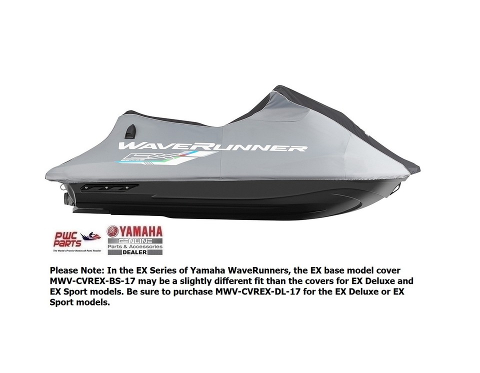 YAMAHA 2017-2022 EX Deluxe WaveRunner Cover Sur Charcoal/Black MWV ...