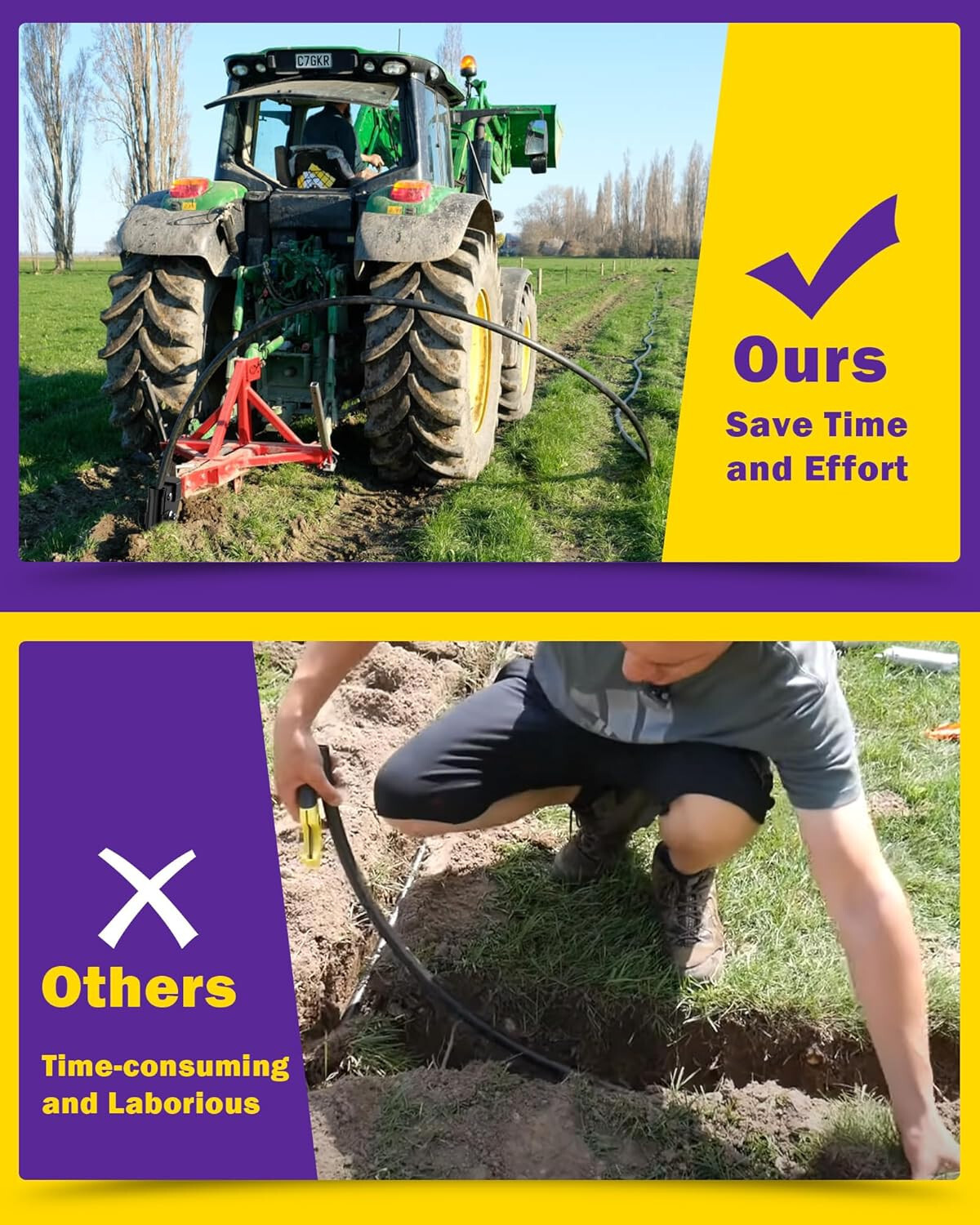 Hitch Mounted Trencherand and Flexible Pipe Layer Attachment for ATV ...