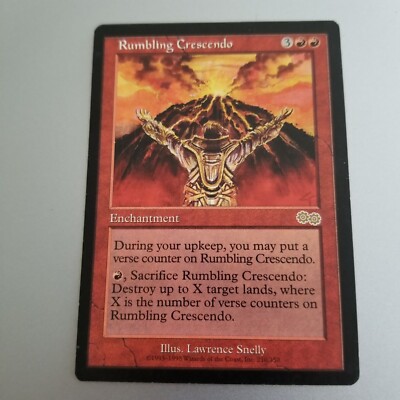 Magic: The Gathering Rumbling Crescendo Enchantment Card Urza's Saga | eBay