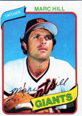 1980 Topps #236 Marc Hill San Francisco Giants EX-MT | eBay