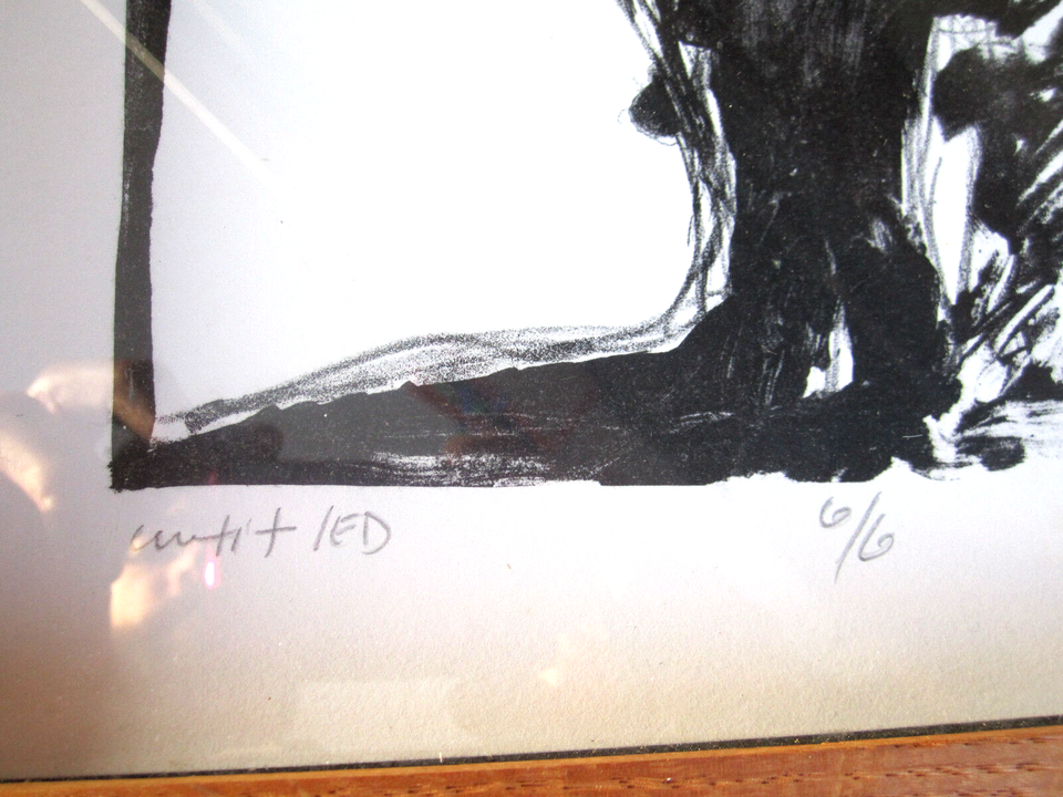 JOHN P WILSON "Untitled" LITHOGRAPH #d 6/6 Autographed signed in pencil ...