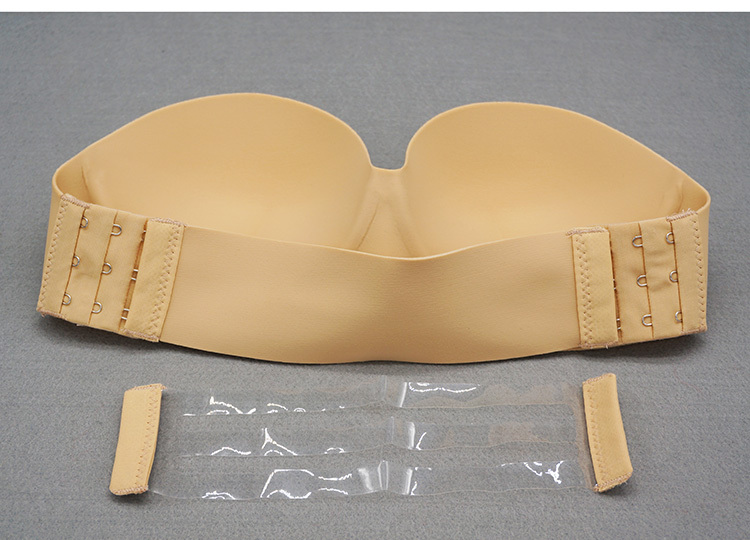sexy seamless Strapless Bra Push Up Backless Invisible Multi-way ...