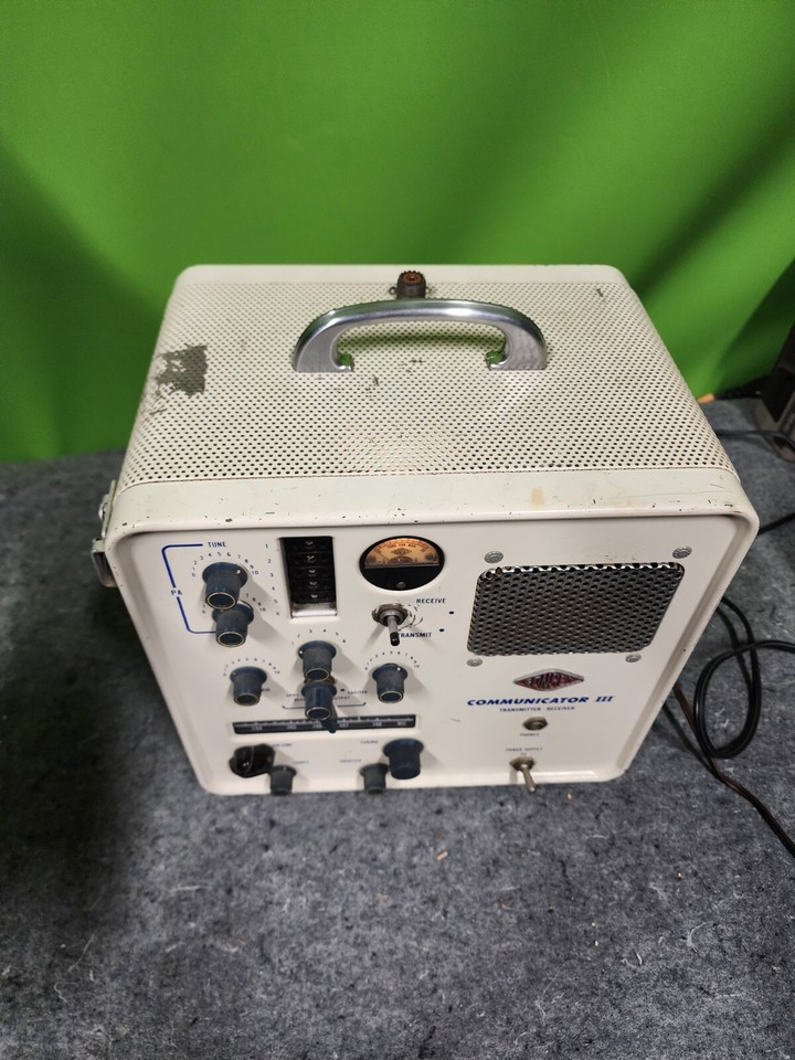 Gonset Communicator III Transmitter Receiver Ham Radio Vacuum Tube ...