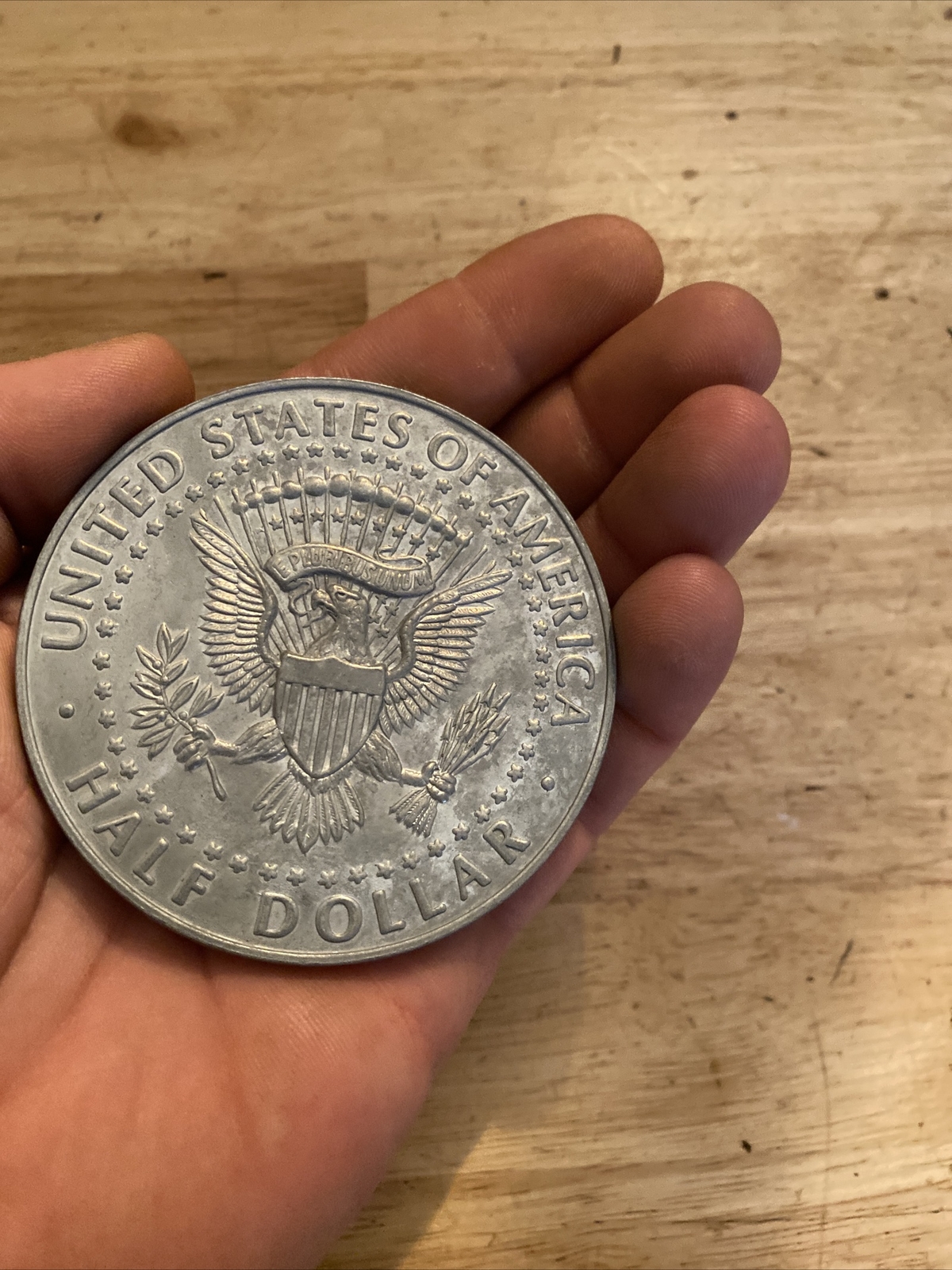 John F. Kennedy JFK Coin Paperweight Patina President Collector Gift ...