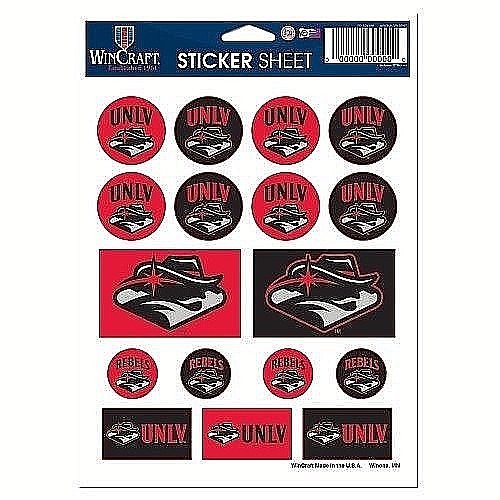 UNLV Runnin' Rebels Vinyl Die-Cut Sticker Set / Decal Sheet *Free ...