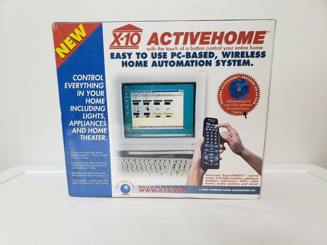 X10 ActiveHome Wireless PC Home Automation System 6 Pcs for sale online ...