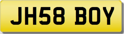 JH JHS BOY Private Cherished Registration Number Plate | eBay