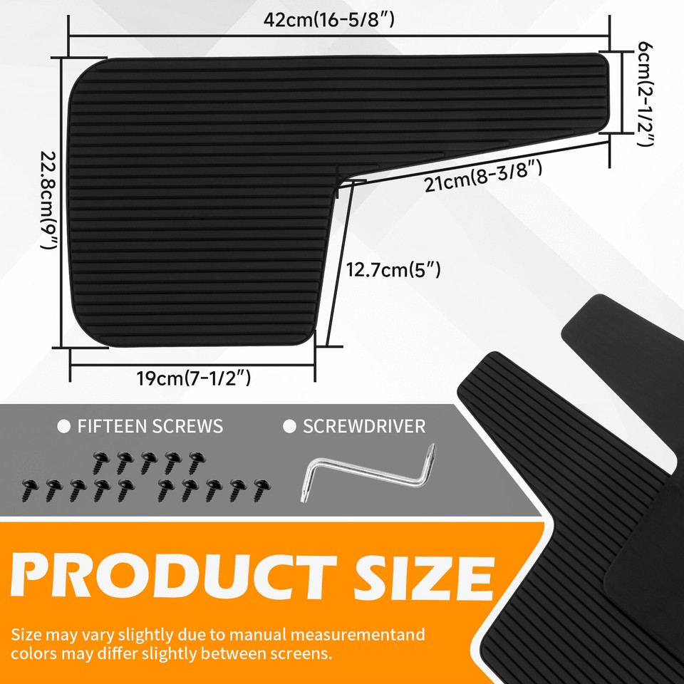 4PCS Rubber Splash Mud Flaps Guard Mudguard Fender Protector For Ram ...