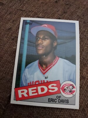 1985 TOPPS # 627 ERIC DAVIS ROOKIE RC Cincinnati Reds MINT CONDITION | eBay