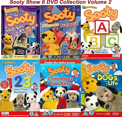 Sooty Show 6 DVD Collection Volume 2 Kids Children's Full of Fun New UK ...