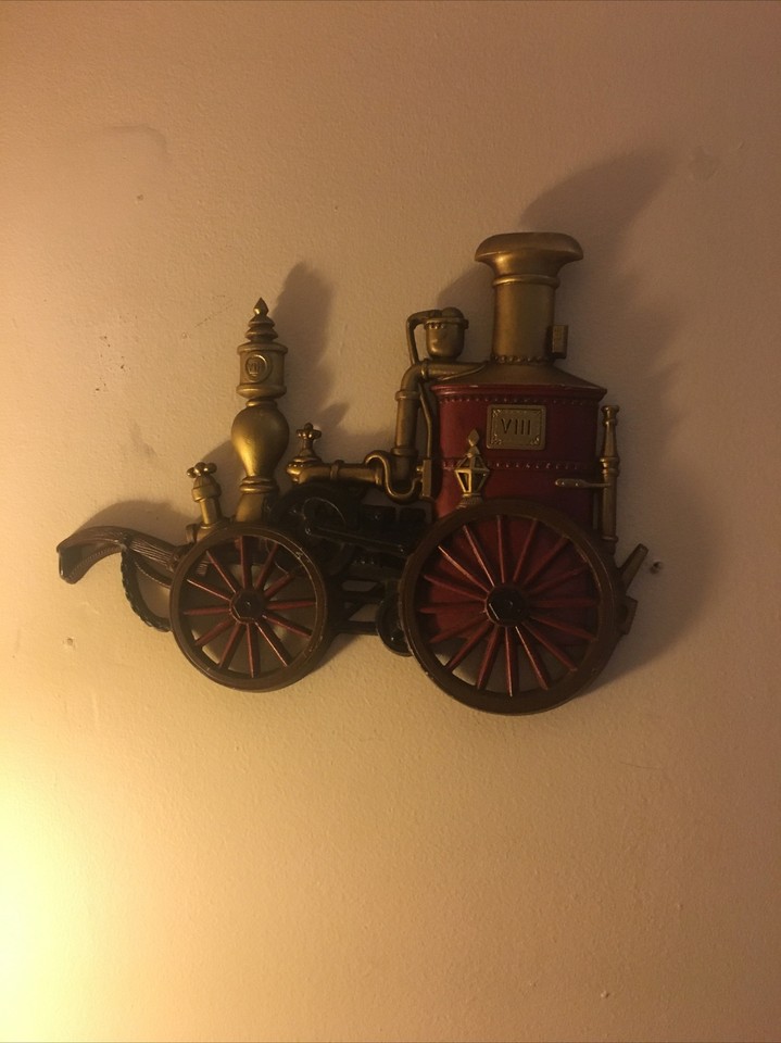 vintage 1970 cast metal train wall plaque | eBay