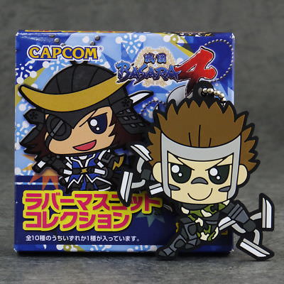 #F5359 Capcom Rubber mascot Keychain Sengoku Basara Samurai Kings | eBay