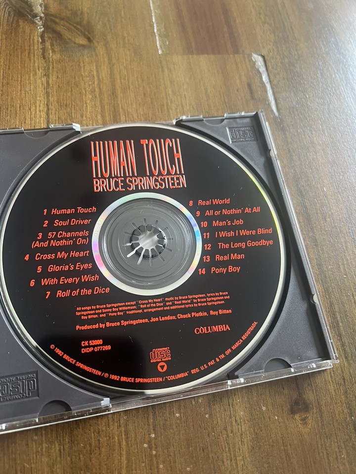 Bruce Springsteen Human Touch Music Album CD | eBay