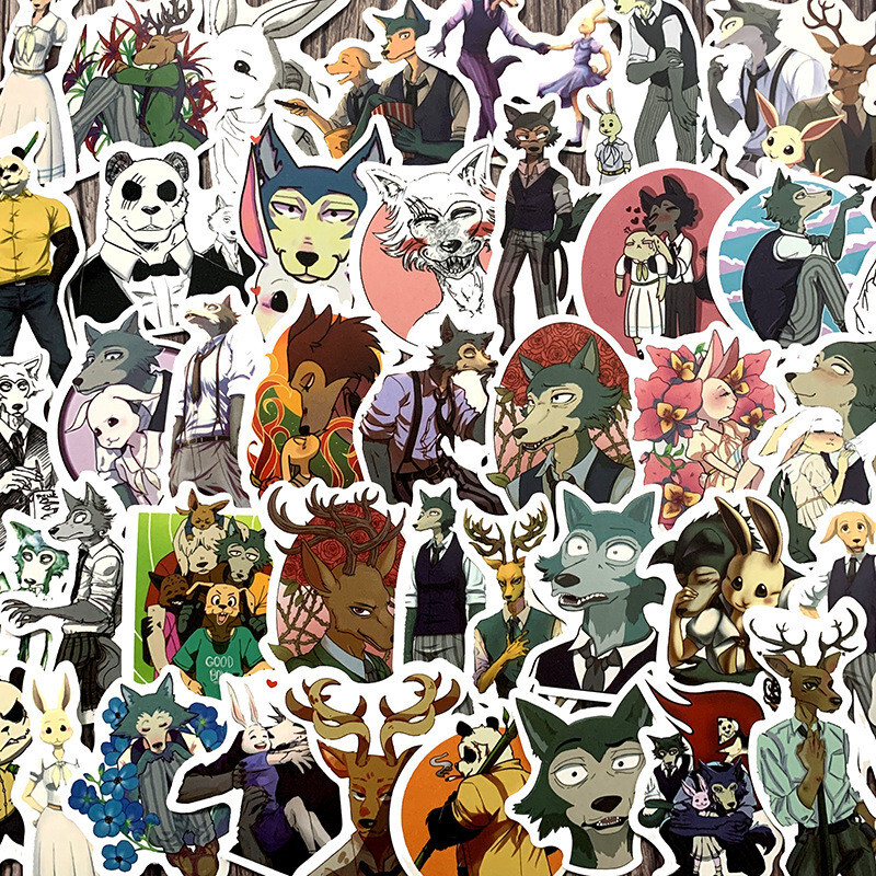 50pcs Beastars Graffiti Stickers Anime Cartoon DIY Cosplay Sticker Gift ...