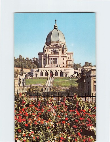 Postcard Saint Joseph's Oratory of Mount Royal Montreal Quebec Canada ...