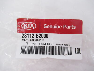Genuine OEM Kia 28112 B2000 Lower Air Cleaner Housing 2014-2019 Soul | eBay