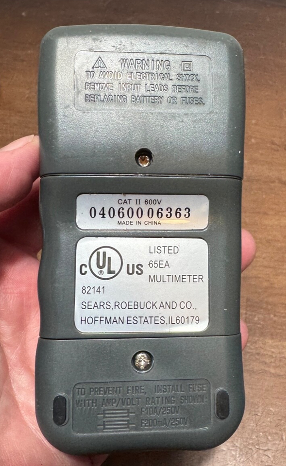 Craftsman Digital Multimeter AC/DC 8 Function 82141 Tested & Working | eBay