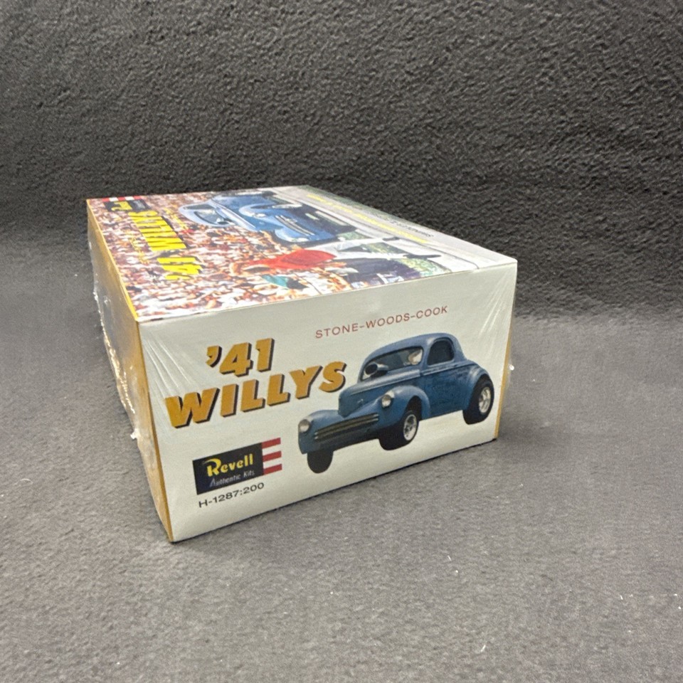 Revell '41 Willys Competition Coupe Model 1/25 Kit Stone Woods Cook ...