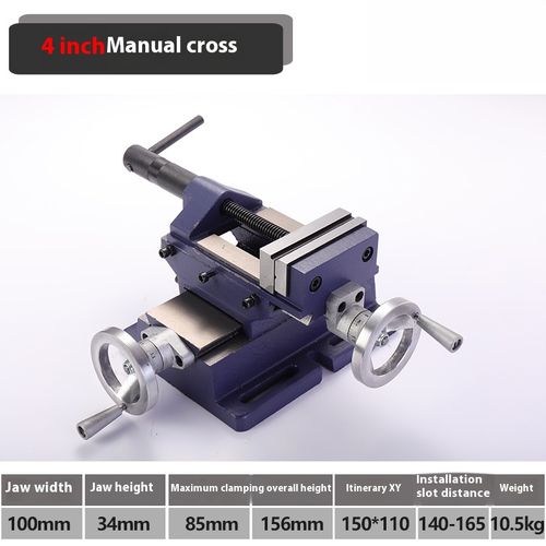 Heavy-duty Precision Cross-type Flat-jaw Vise, Double-sided Vise ...