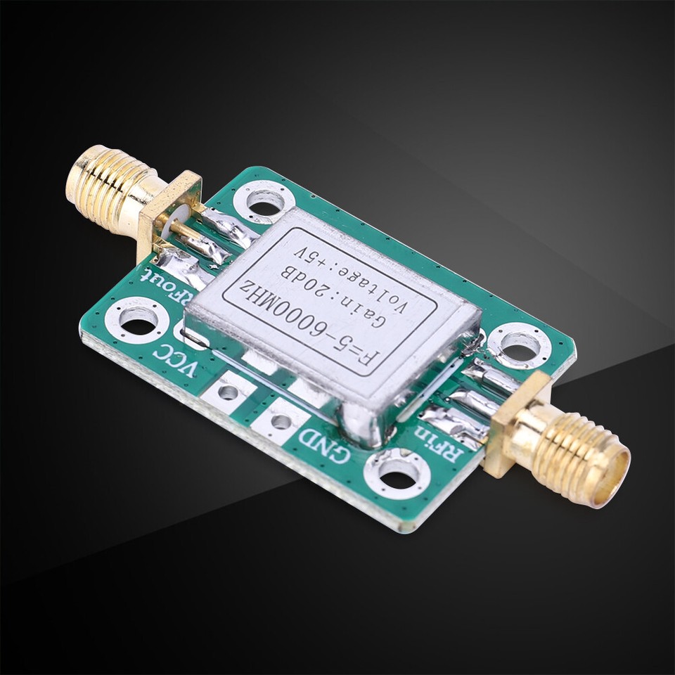 5-6000MHz RF Amplifier Module VFH UHF SHF Broadband Amplifier LNA Board ...