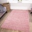 Soft Fluffy Shaggy Blush Baby Pink Cheap Girls Rugs Small Large Living ...
