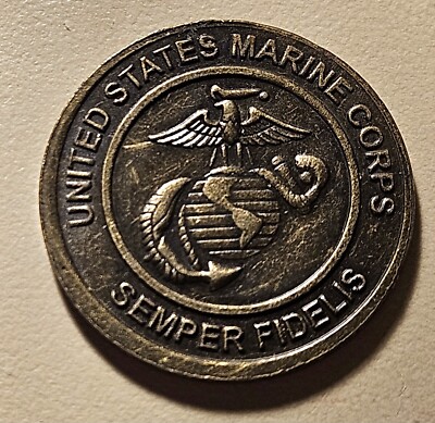 U.S. MARINE CORPS. SEMPER FIDELIS TOYS FOR TOTS FOUNDATION COIN TOKEN ...