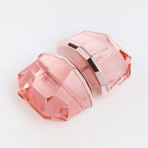 Orecchino A Perno Swarovski Lucent | Singolo | Rosa | Placcato Oro ...