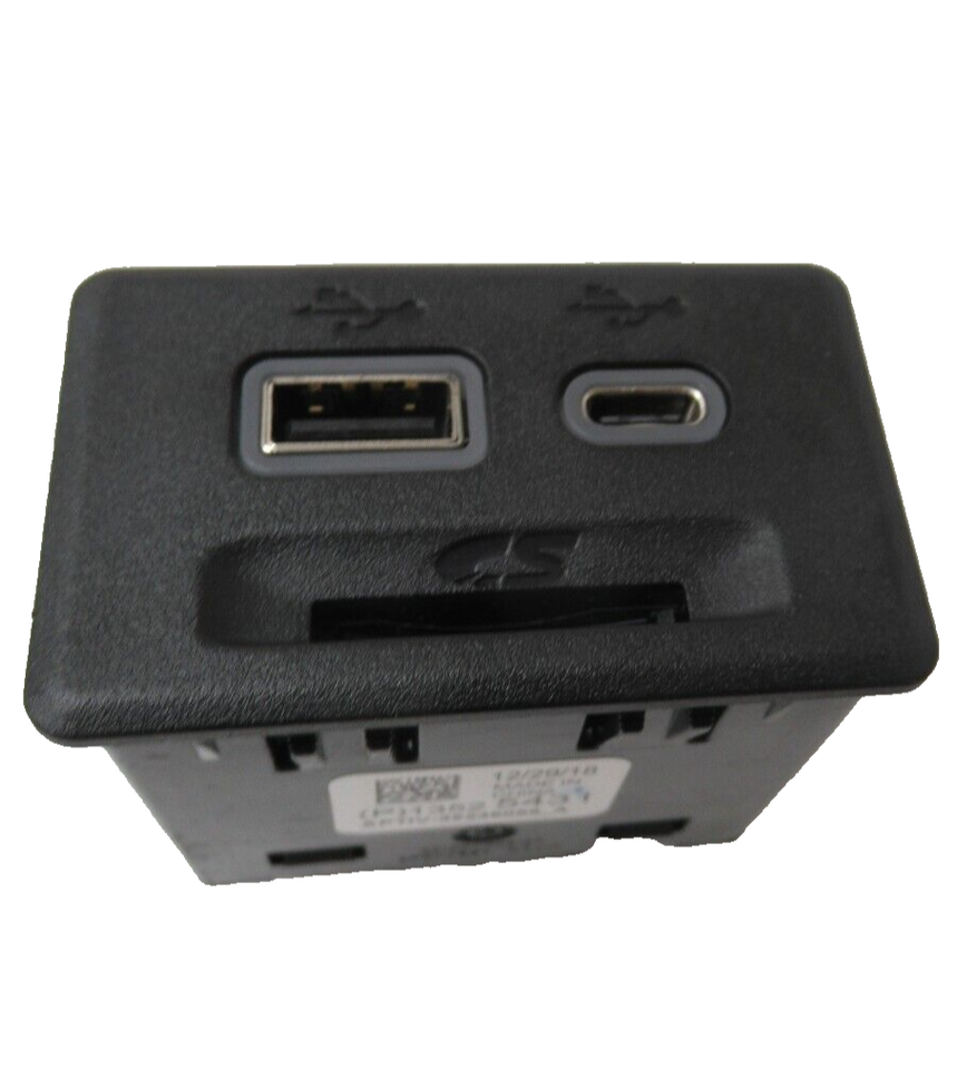 Multimedia Memory Card, USB, USBC Receptacle 2019 Buick Cadillac ...