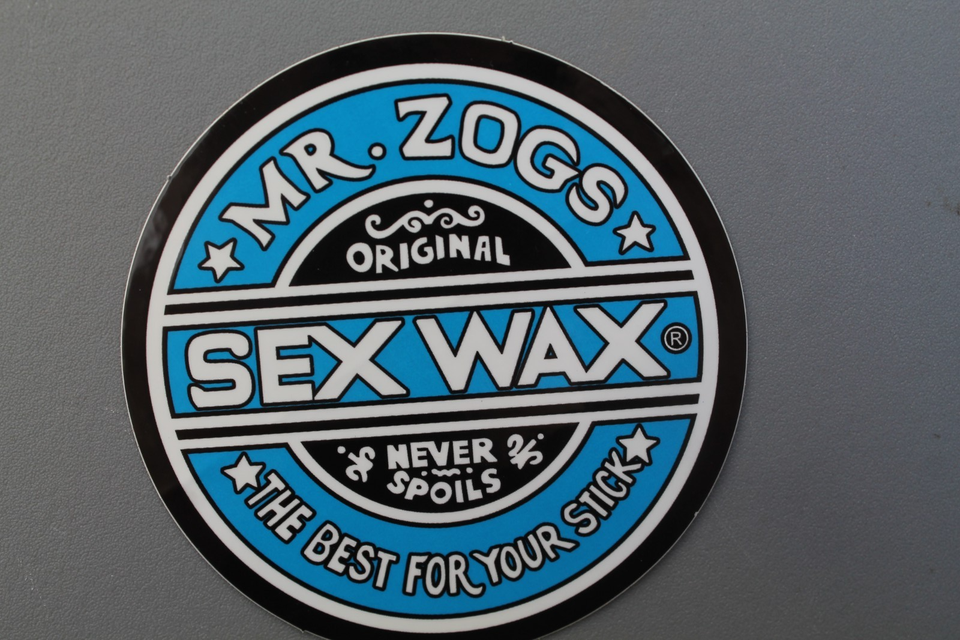 Mr Zog's Sex Wax Blue Black Sexy Sticky Original V3A Vintage Surfing ...