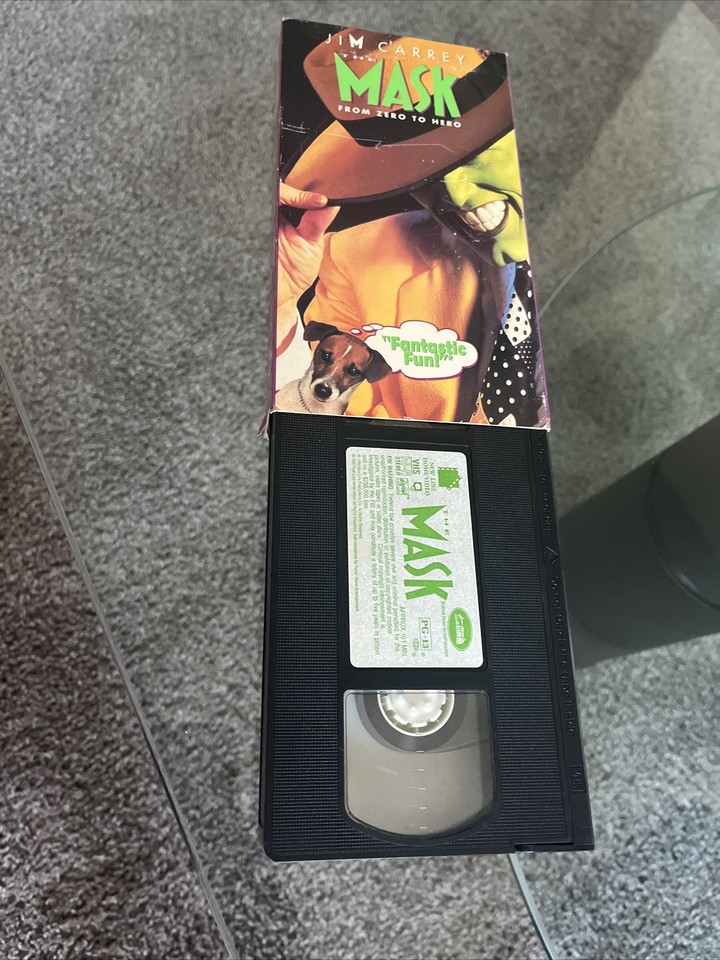 The Mask VHS VCR Video Tape Used Movie Jim Carrey 794043401138 | eBay