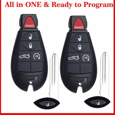 2 For 2011 2012 2013 Dodge Durango Keyless Entry Remote Key Fob IYZ ...