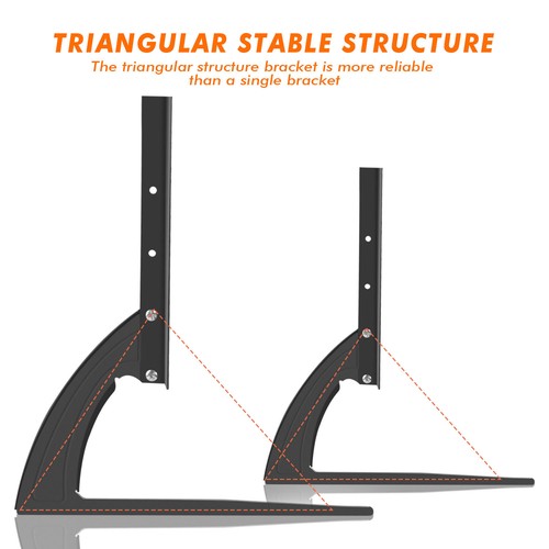 Universal LCD Flat Screen TV Table Top Stand Base Padded Bottom Feet 22 ...