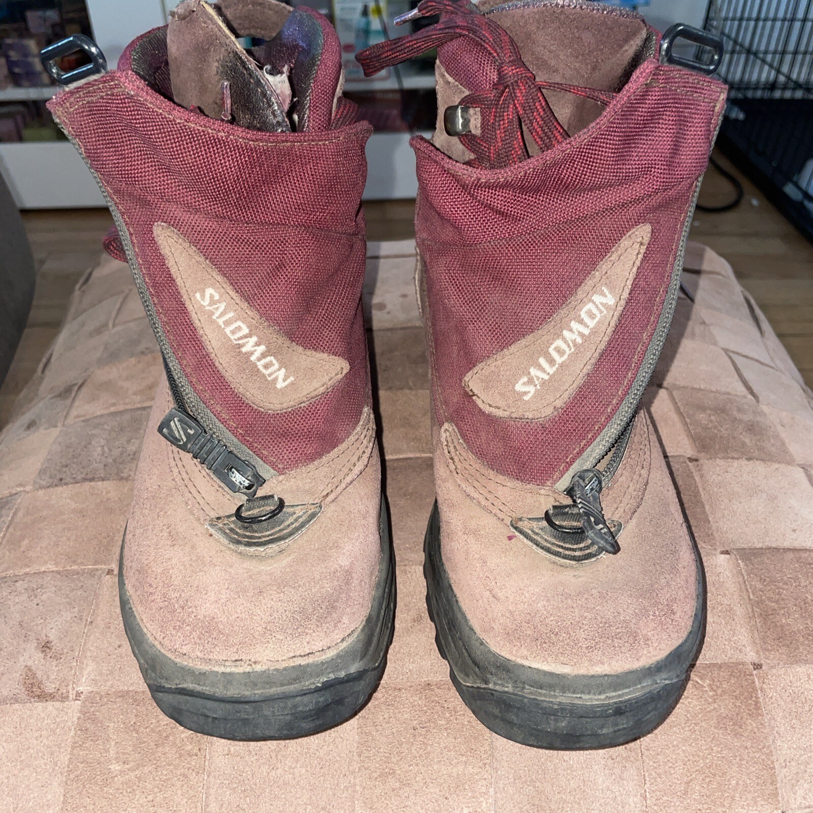 SALOMON ADVENTURE 7 VINTAGE BROWN BOOTS Women USA 8.5